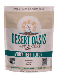 Ivory Teff Flour 1lb (6 pack) - Desert Oasis Teff & Grain